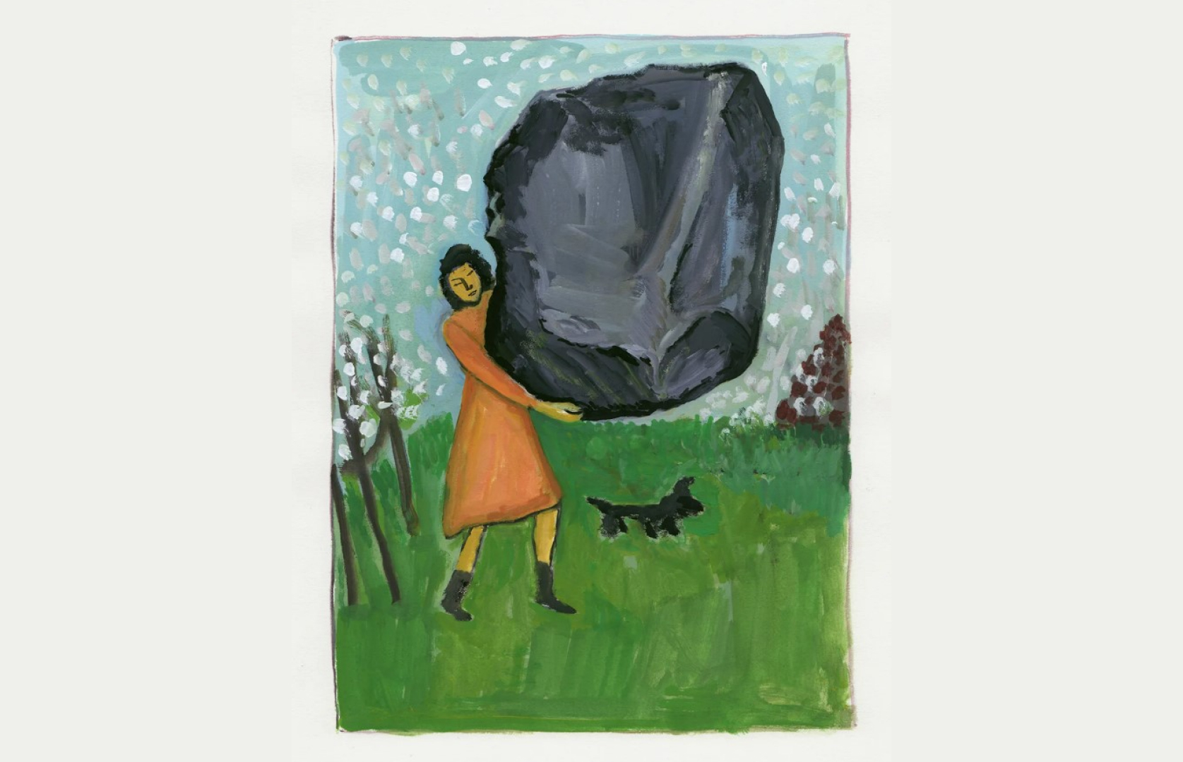 La culpa no resuelta es como una losa pesada que va contigo a todas ...